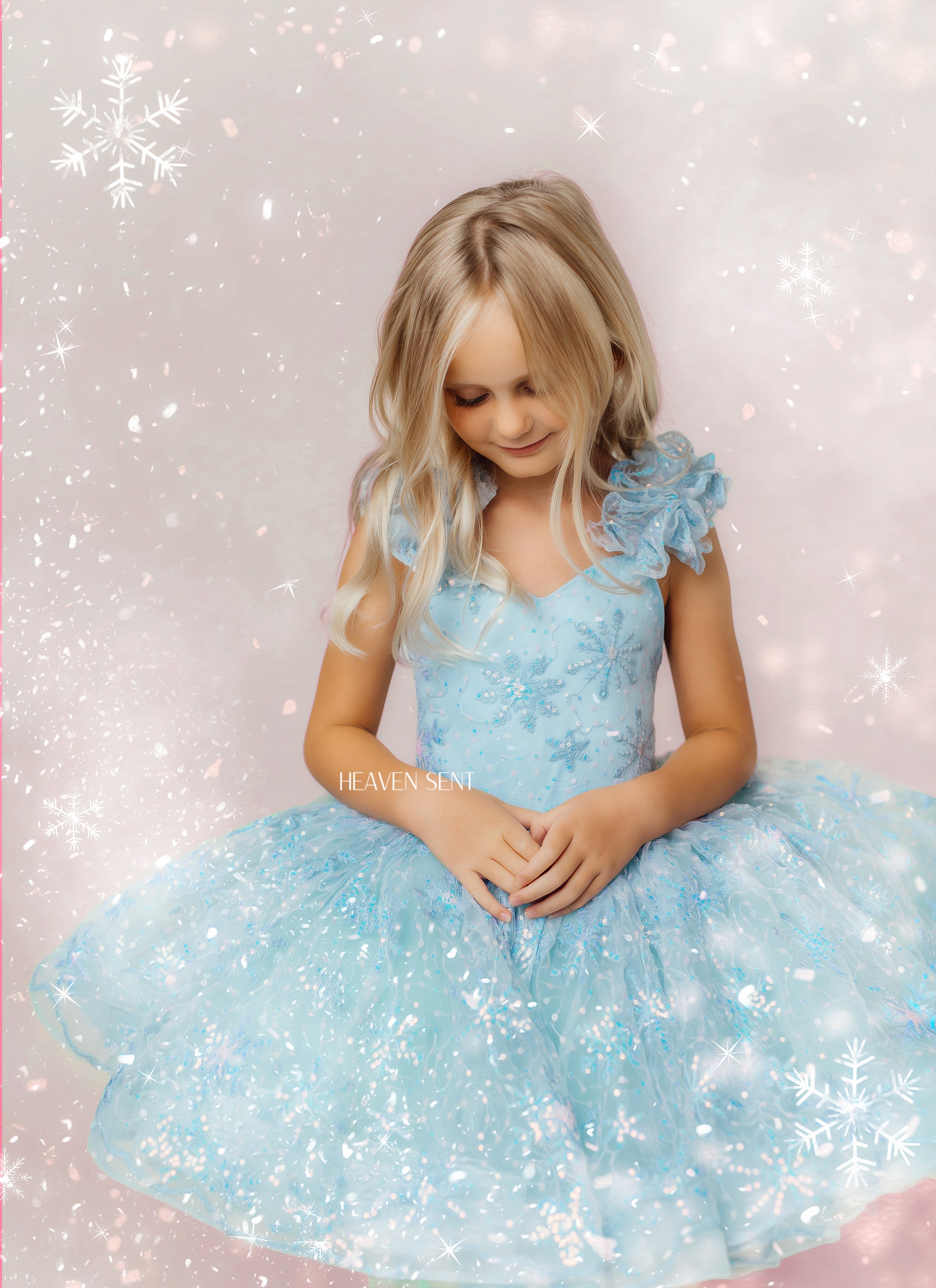 Elsa inspired gowns for special occasions and photography sessions.